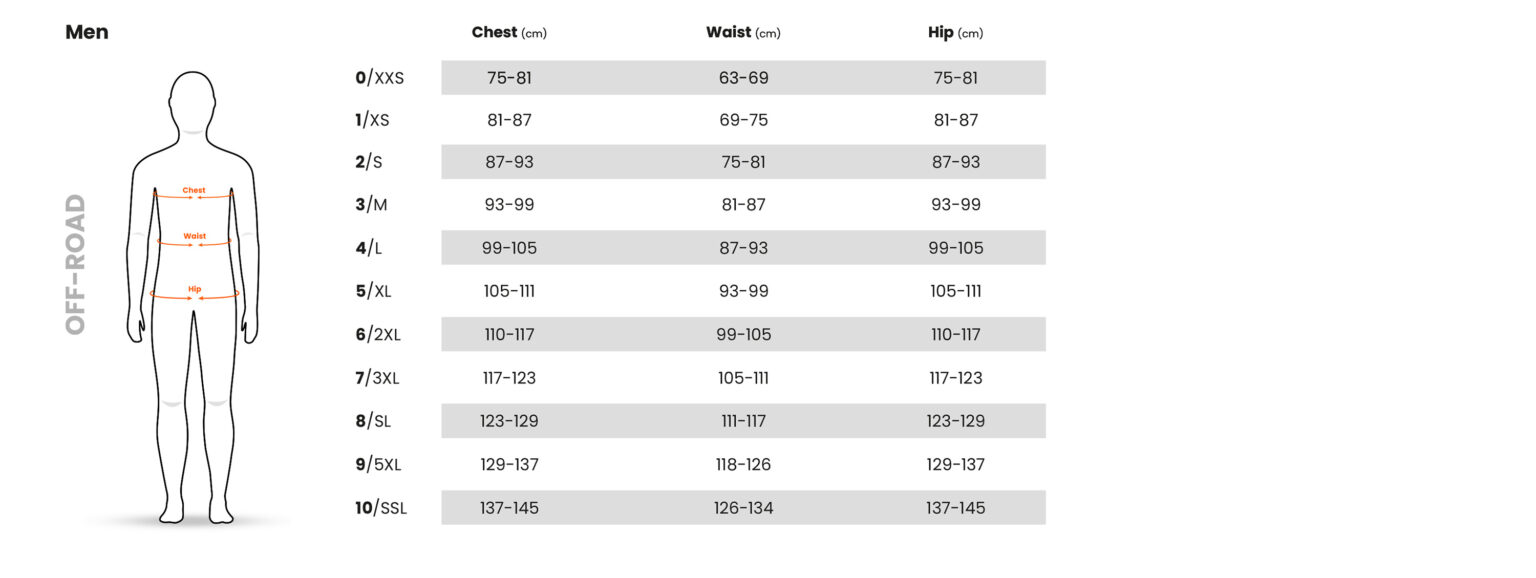 Size charts | Bioracer